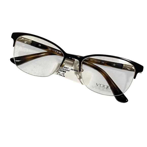 Vogue Eyewear | Accessories | Nwt Vogue Brown Women Eye Glasses Frames ...